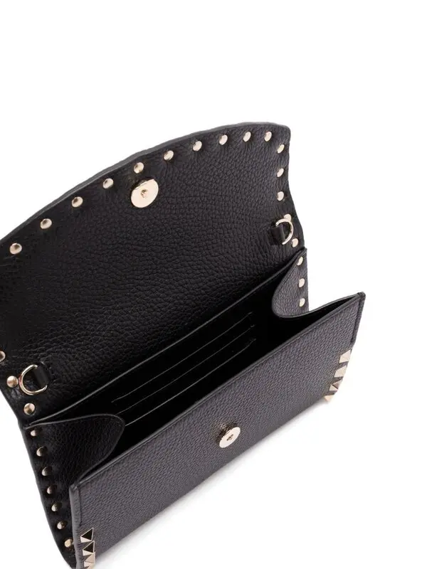 Valentino Garavani Rockstud Foldover Top Wallet