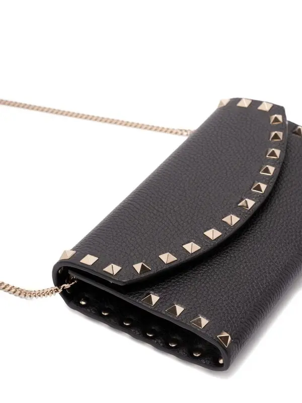 Valentino Garavani Rockstud Foldover Top Wallet