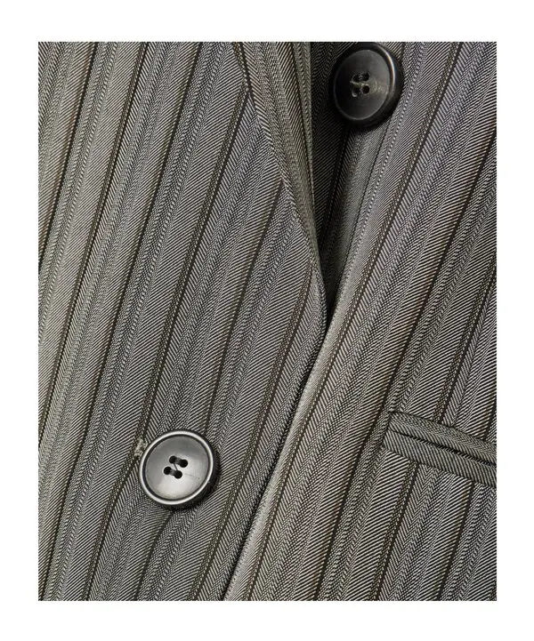 Dries Van Noten Double-breasted Striped Blazer