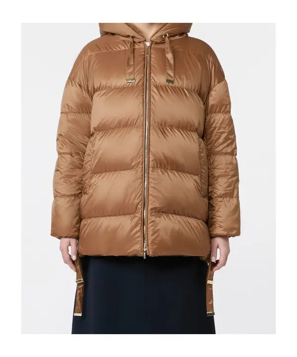 Max Mara Olivia Reversible Zip-up Hooded Coat - Camel