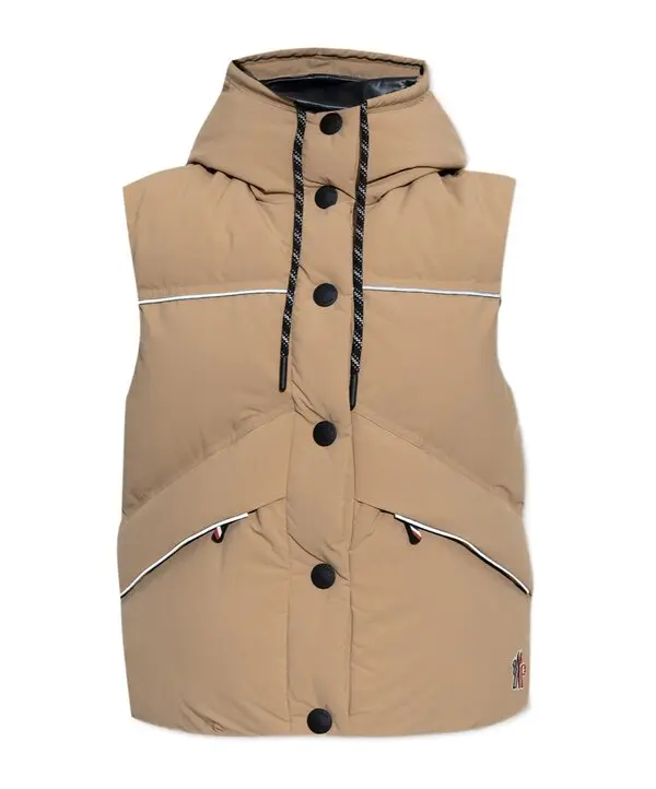 Moncler Padded Gilet - Beige