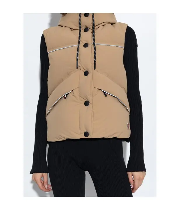 Moncler Padded Gilet - Beige