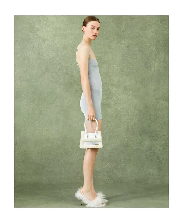 Jacquemus Fiesta Glitter Mini Dress