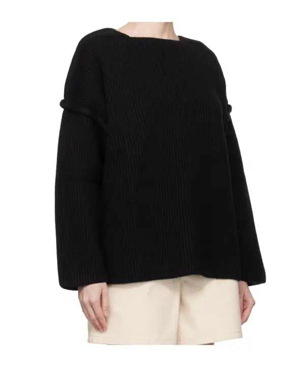 JIL SANDER Drop Shoulder Crew Neck Jumper