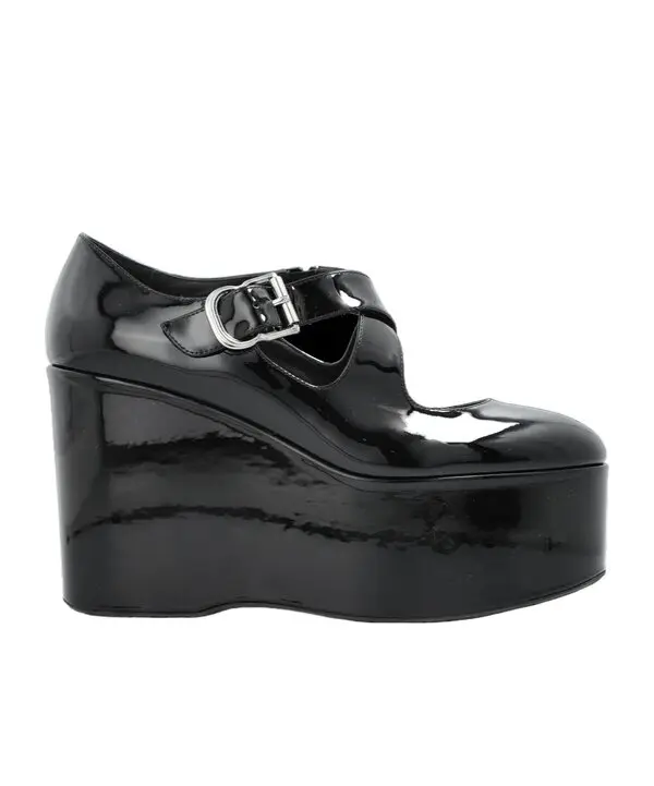 Alaïa 110mm Wedge Leather Pumps