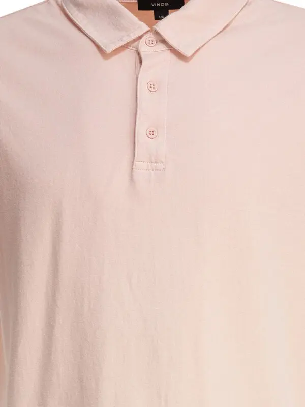 Vince Button-down Cotton Polo Shirt