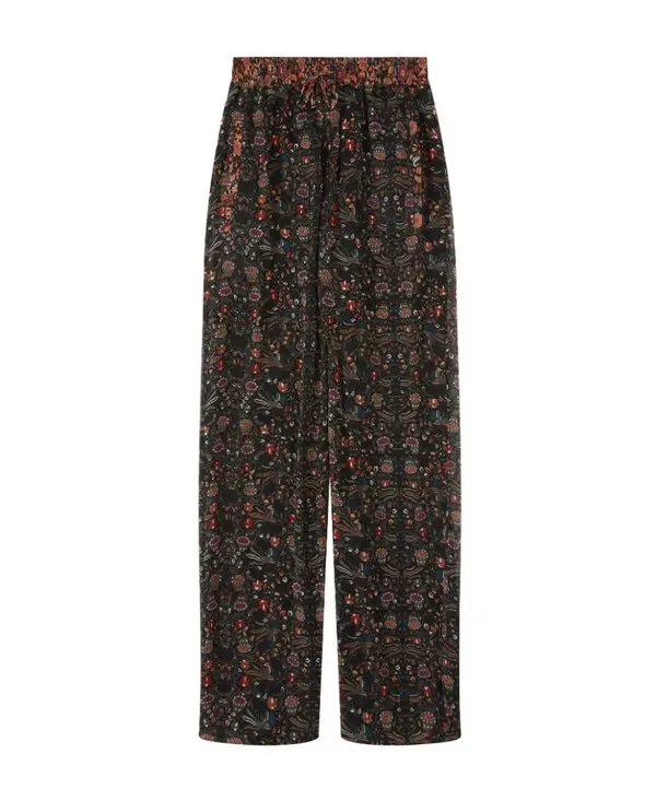Isabel Marant Étoile Ozio Printed Silk Pants