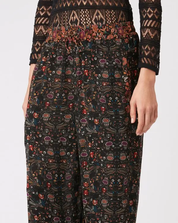 Isabel Marant Étoile Ozio Printed Silk Pants