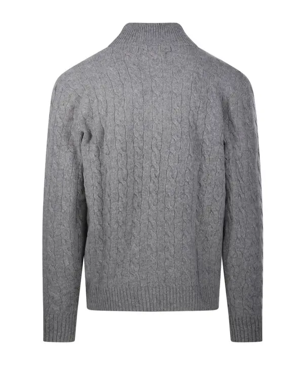 Polo Ralph Lauren Cable-knit Quarter-zip Sweater