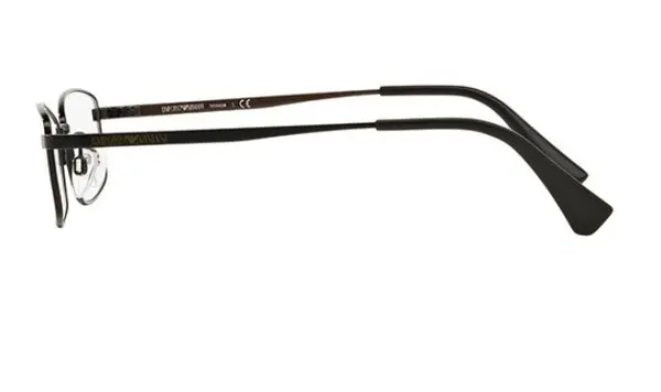 Emporio Armani Rectangular Full Rim Eyeglasses - White