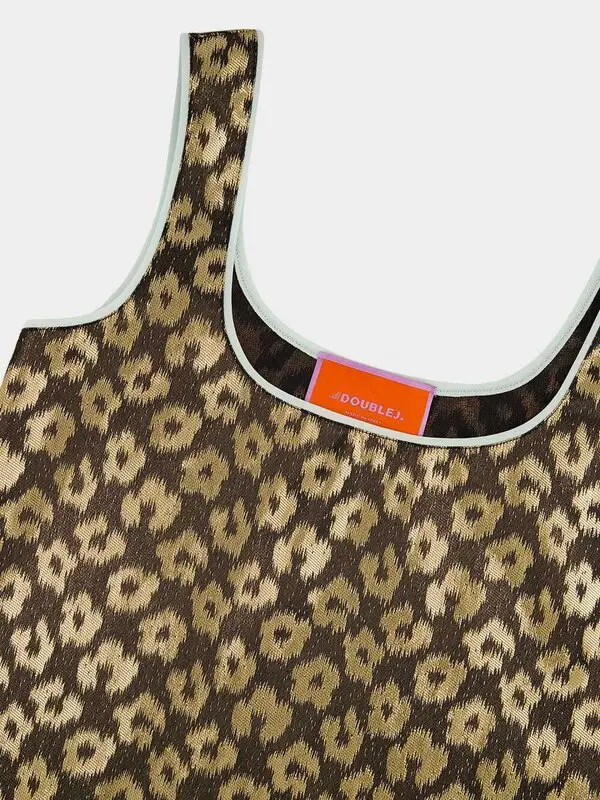 La DoubleJ Graphic Print Silk Top