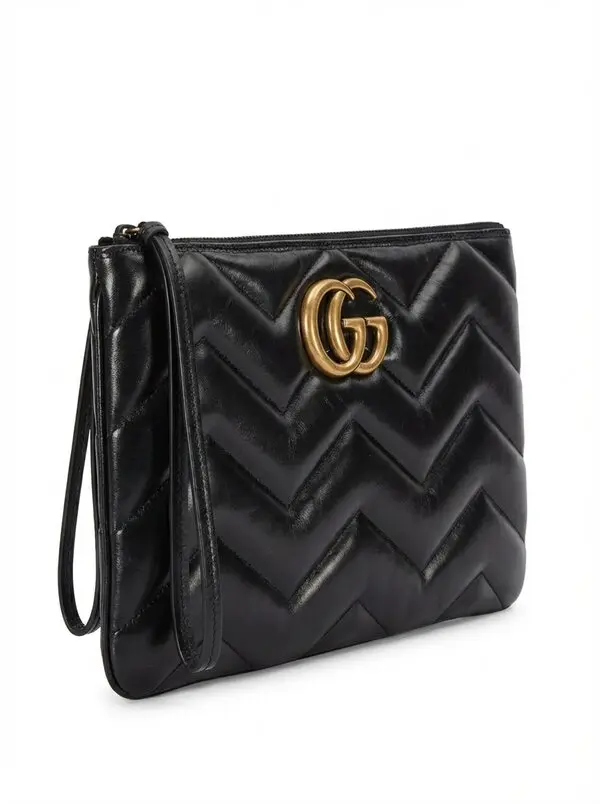Gucci Gg Marmont Clutch Bag - Black