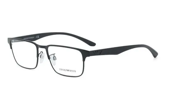 Emporio Armani Frosted Square Frame Eyeglasses