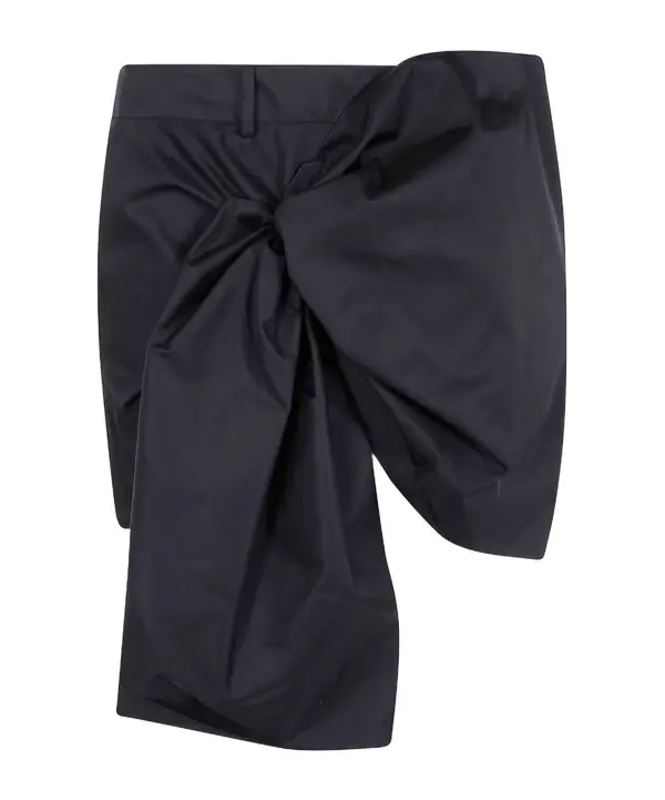 N.21 Draped Bow Mini Skirt