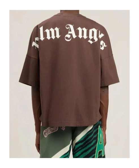 Palm Angels Logo Printed Crewneck T-shirt