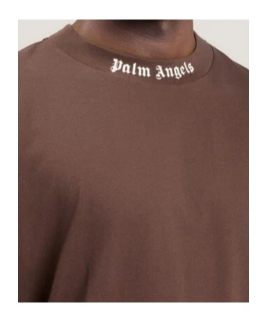 Palm Angels Logo Printed Crewneck T-shirt