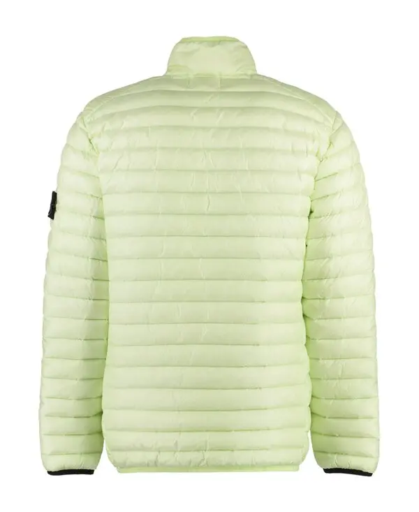 Stone Island Logo Patch Zip-up Padded Jacket