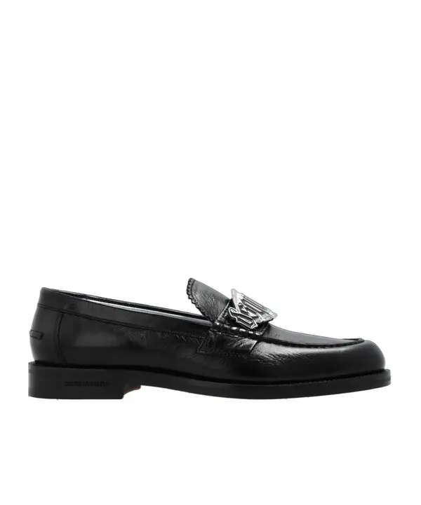 Dsquared2 Logo Plaque Slip-on Loafers