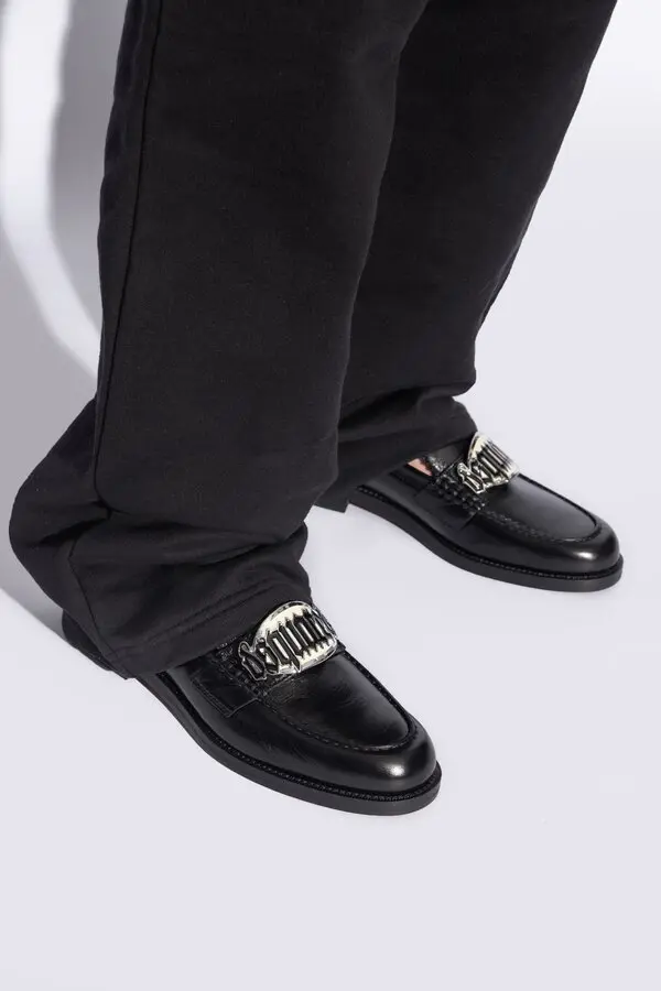 Dsquared2 Logo Plaque Slip-on Loafers
