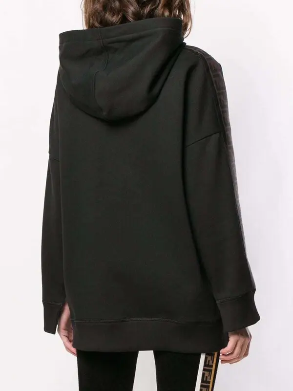 Fendi Embossed Logo Hooded Sweater