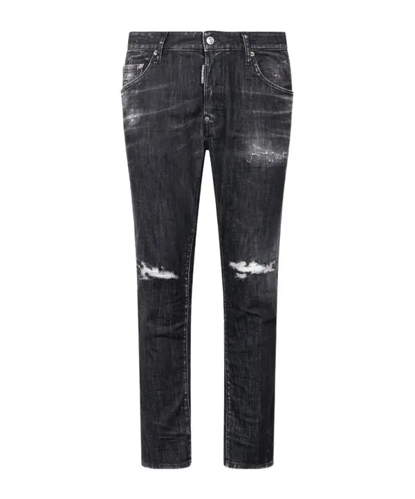 Dsquared2 Skater Distressed Jeans - Black