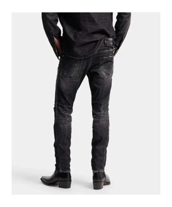 Dsquared2 Skater Distressed Jeans - Black