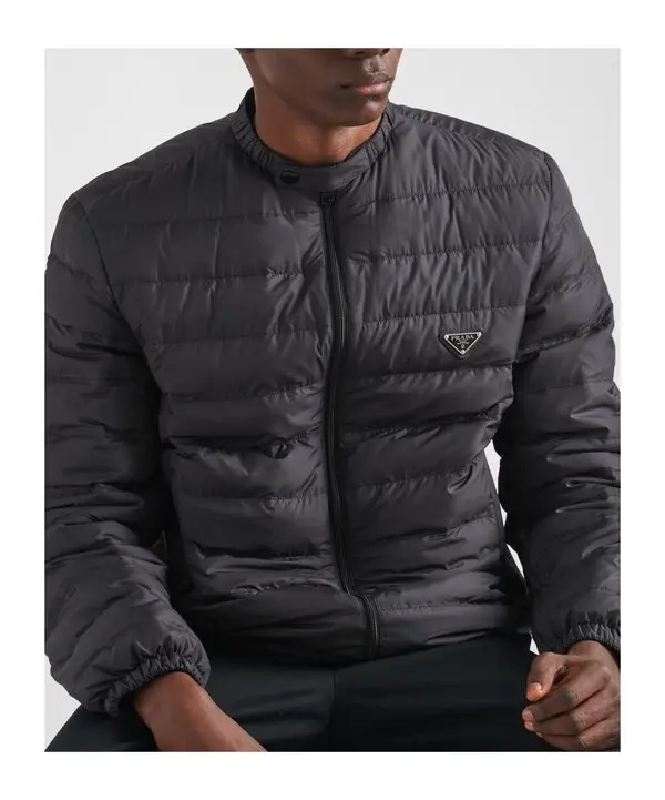 Prada Short Down Jacket - Black