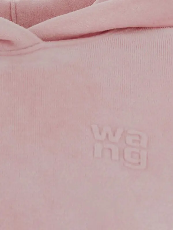 Alexander Wang Cropped Hoodie - Pink