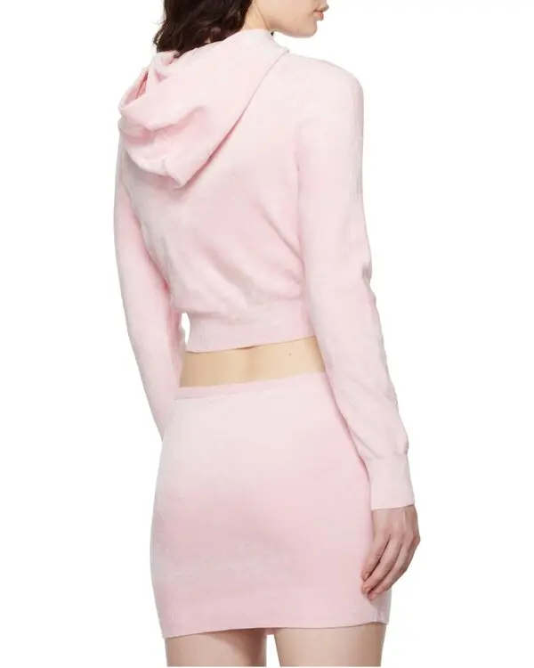 Alexander Wang Cropped Hoodie - Pink