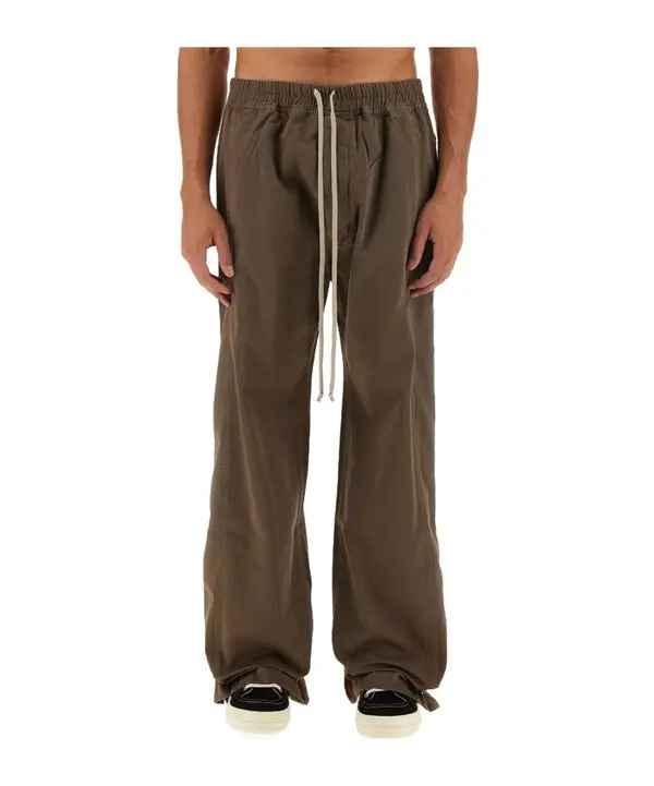 Rick Owens Pusher Drawstring Pants - Green