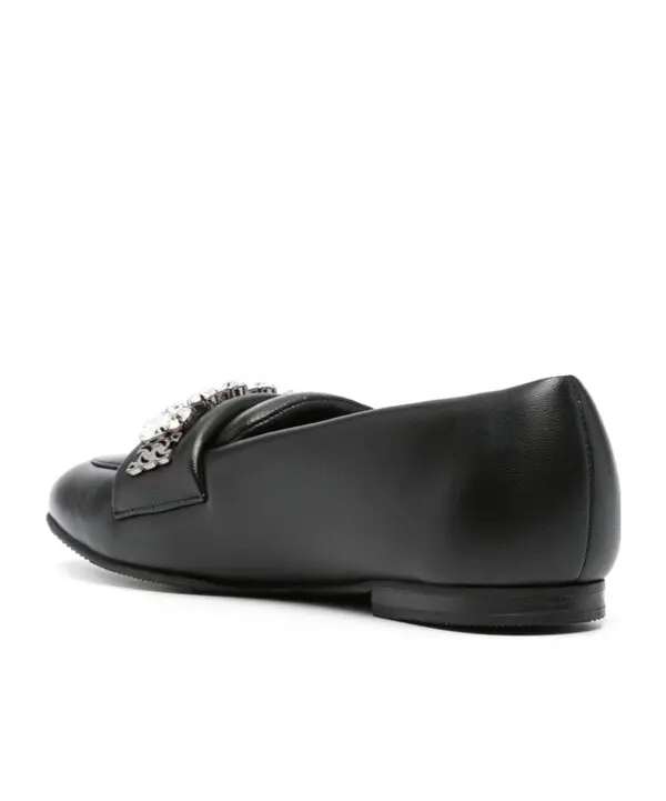 Casadei Embellished Slip-on Flats