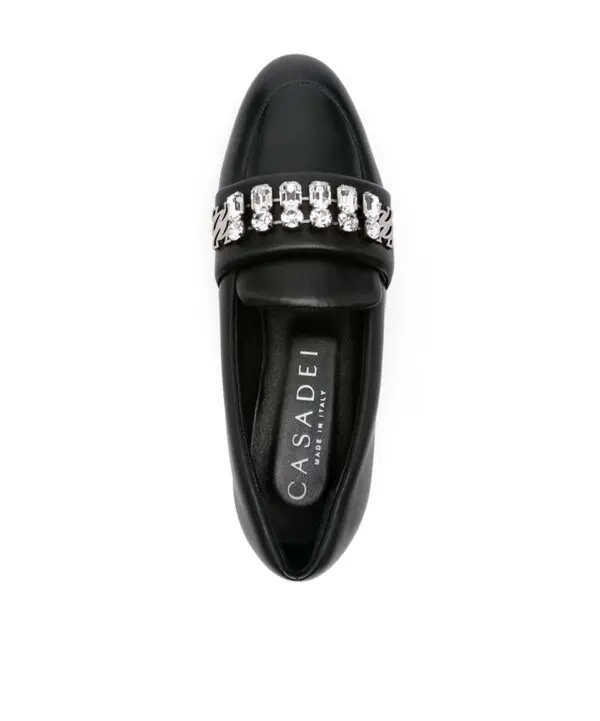 Casadei Embellished Slip-on Flats