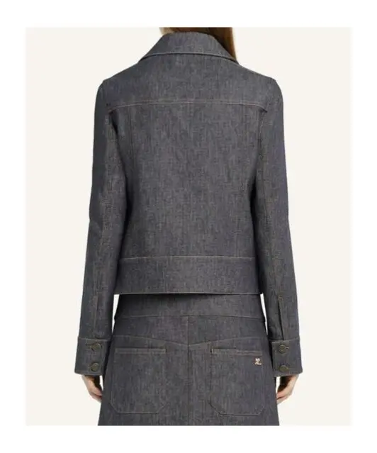 COURREGES Courrèges Denim Utility Trucker Jacket