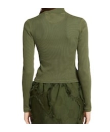 Gucci Rib Long-sleeve T-shirt With Standing Collar
