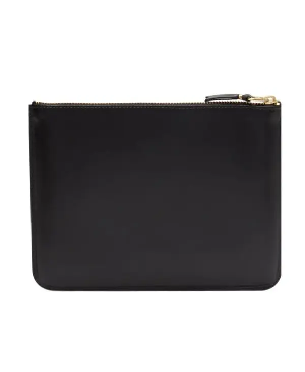 Comme Des Garçons Zip-up Leather Wallet
