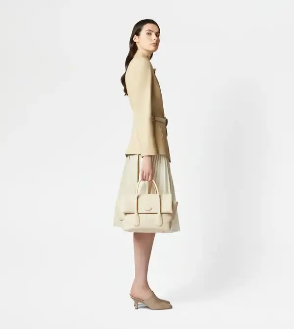 TOD'S Di Small Tote Bag - Nude