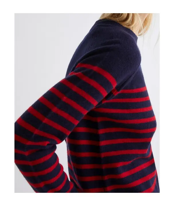 Marella Cashmere-blend Striped Sweater