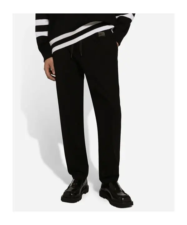 Dolce & Gabbana Logo Detail Drawstring Trousers