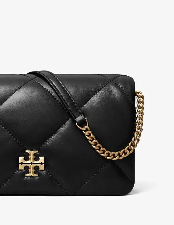 Tory Burch Kira Quilted Crossbody Bag - Black