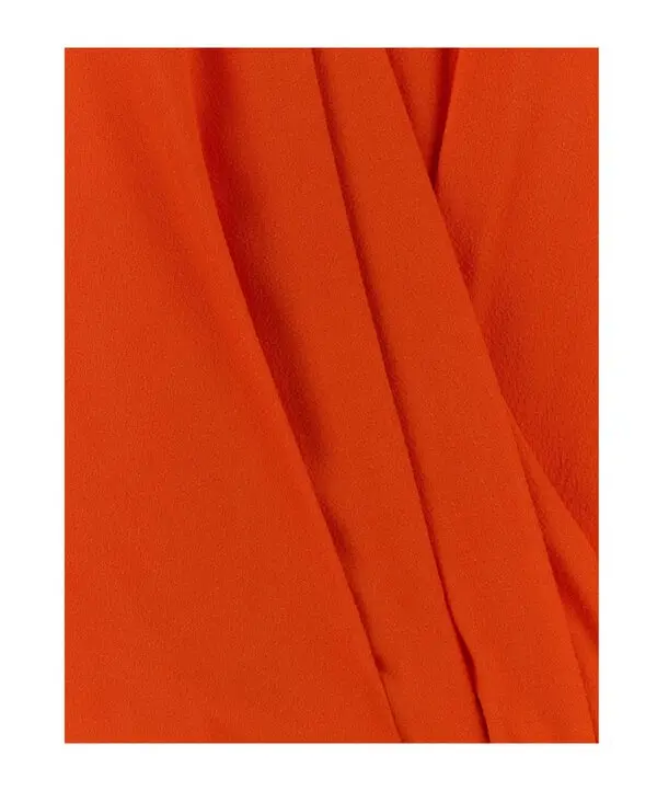 Blumarine Long Sleeve Tie Neck Blouse