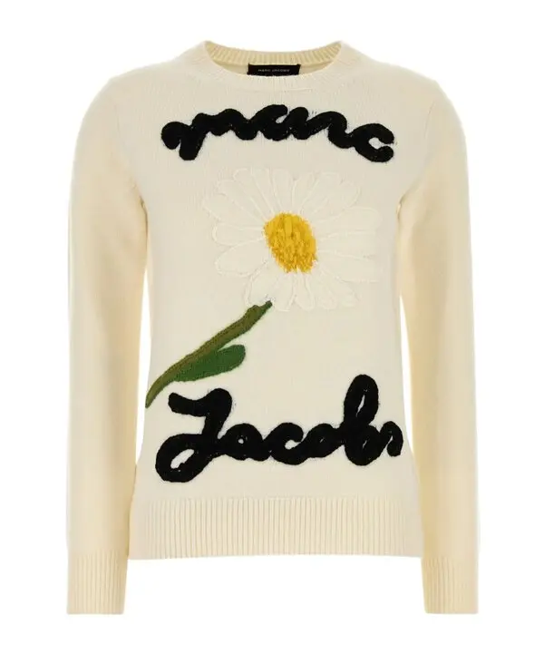 Marc Jacobs Marc Is Joy Jacquard Crewneck Jumper - Nude