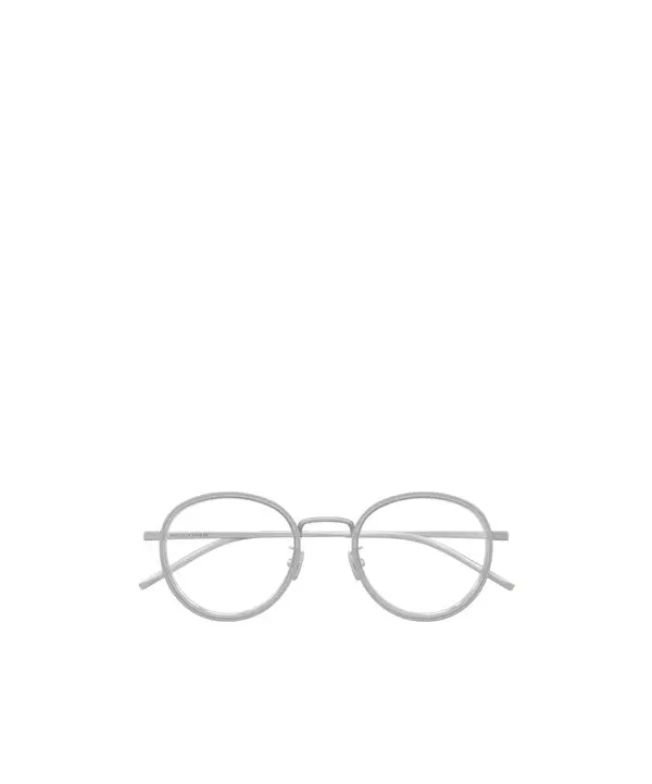 Bottega Veneta Oval Frame Glasses - Silver