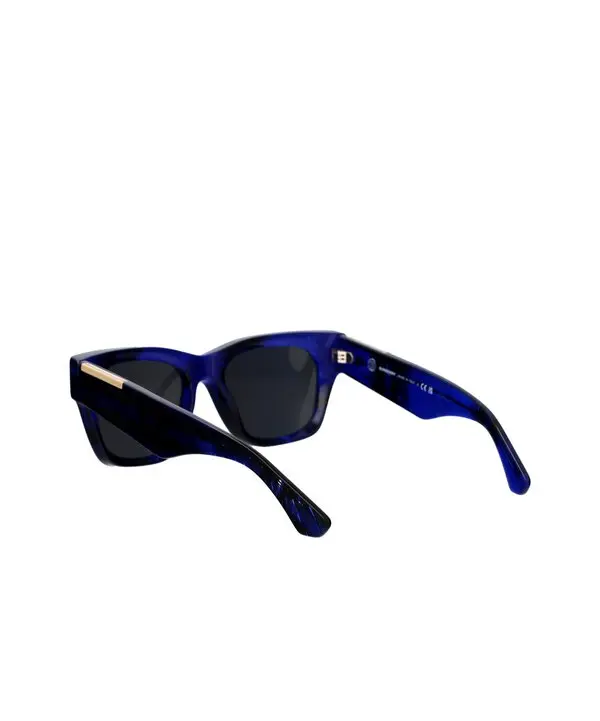 Burberry Square Frame Sunglasses - Plaid Blue