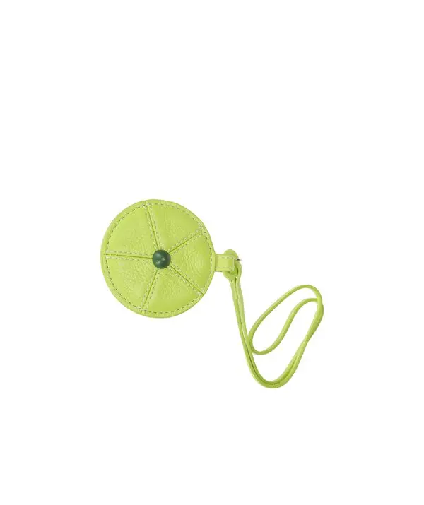 J.W.ANDERSON Lime Leather Keyring