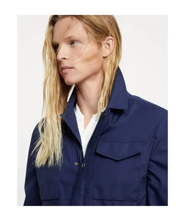 Brunello Cucinelli Drawstring Waist Lightweight Shirt Jacket