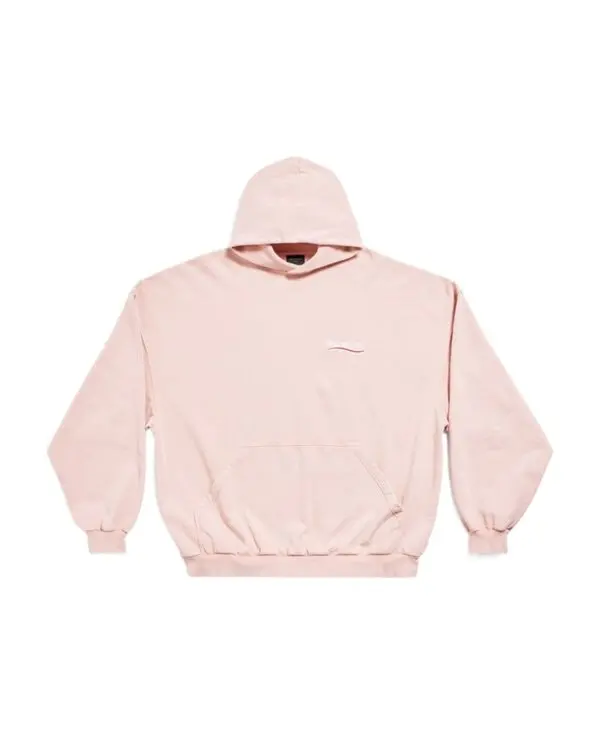 Balenciaga Logo Embroidered Hoodie - No