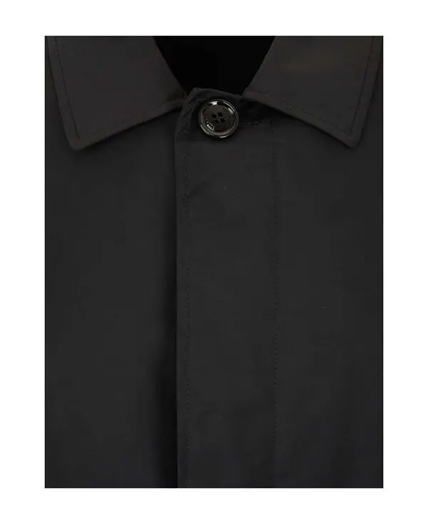 Valentino Garavani Single-breasted Logo Patch Coat