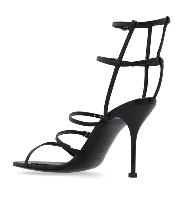 Alexander McQueen Strappy Buckled Stiletto Sandals