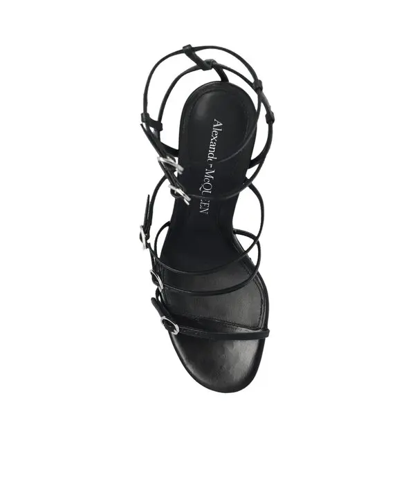 Alexander McQueen Strappy Buckled Stiletto Sandals
