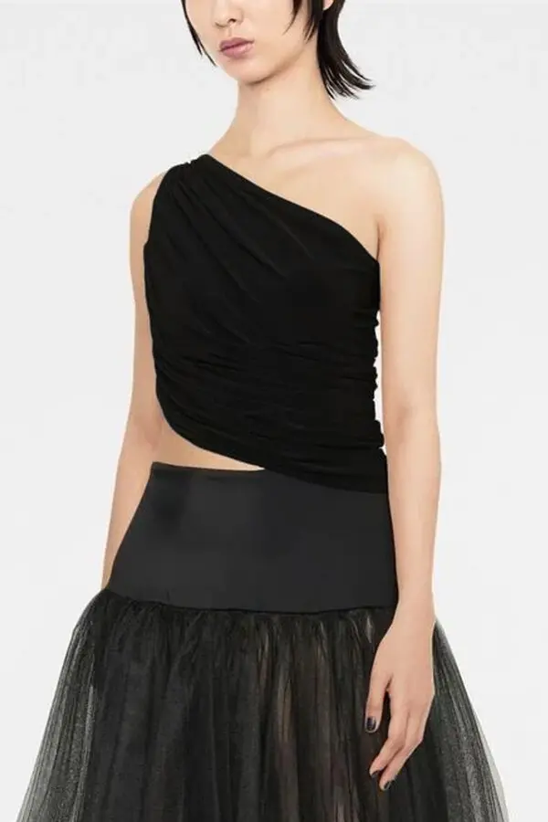 Norma Kamali Diana Asymmetric Top